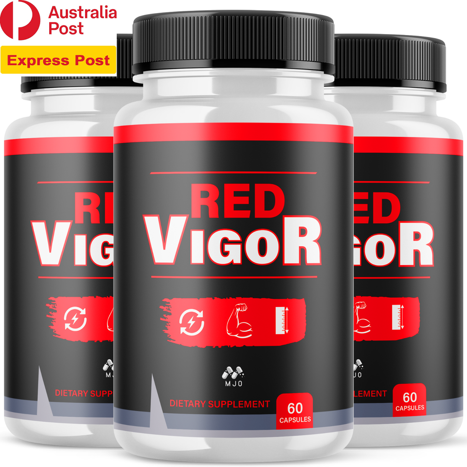 (3 Pack) Red Vigor Capsules | eBay Australia