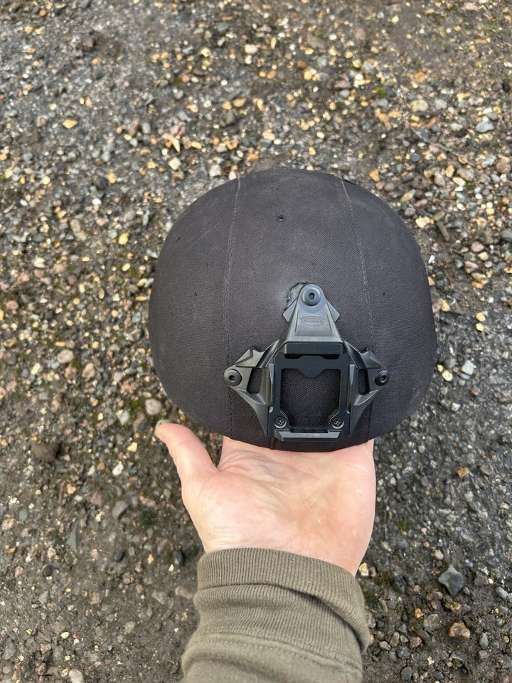 Ballistic High Cut Helmet With NVG Shroud SO19 UKSF SAS Special Forces ...