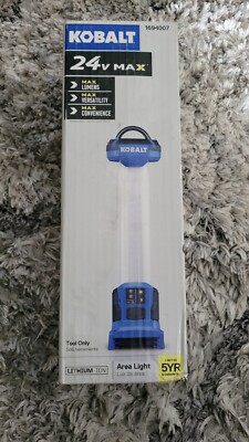 New Kobalt 24V Max Area Light - Tool only 1000 Lumens 1694007 BRAND NEW ...