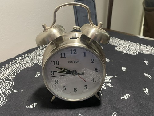 Vintage Big Ben Alarm Clock With Dual Ring Bells | eBay