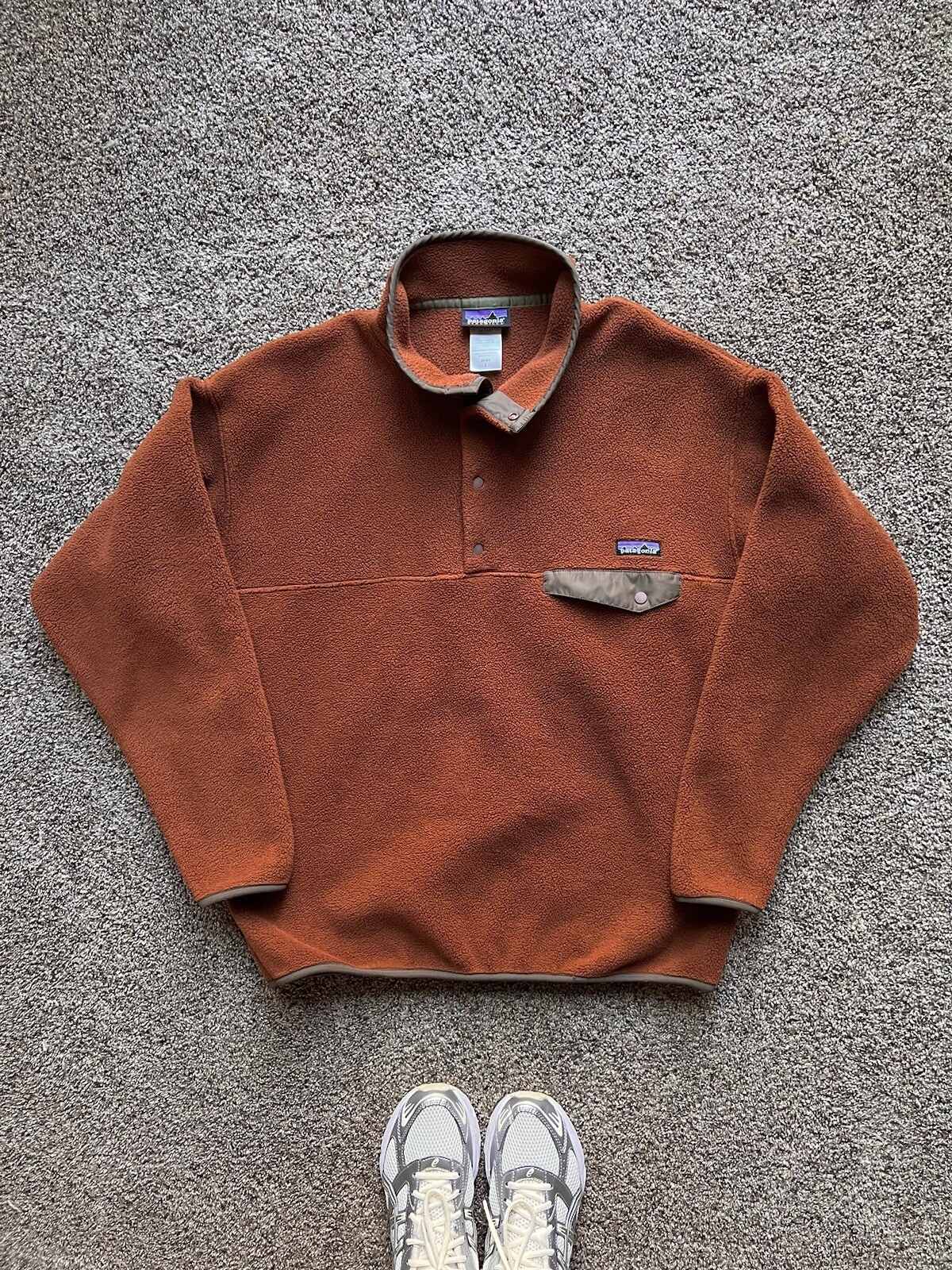Vintage Patagonia Burnt Orange Synchilla Fleece - Gem