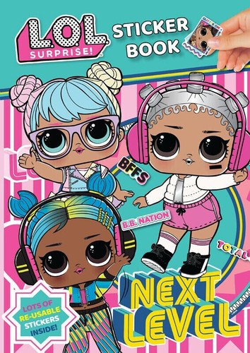 Lol Surprise Autocollant & Coloriage Livre Enfants Réutilisable Couleur ...