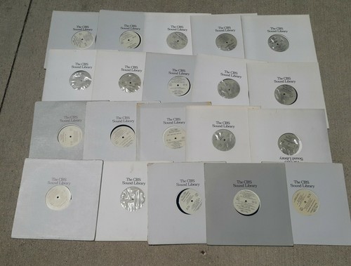 Lot of 20 CBS SOUND LIBRARY record set Sound Effects/Nature/Africa ...