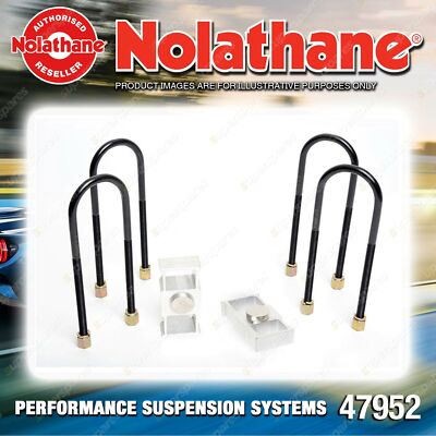 Nolathane Rear Lowering block kit for Ford Falcon EF EL AU BA BF FG FGX ...