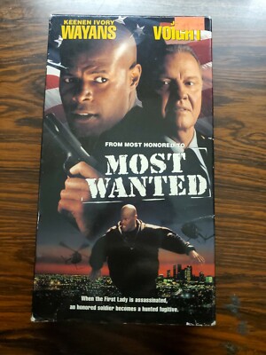 Most Wanted (VHS 1998) Keenen Ivory Wayans, Jon Voight, Robert Kotecki ...