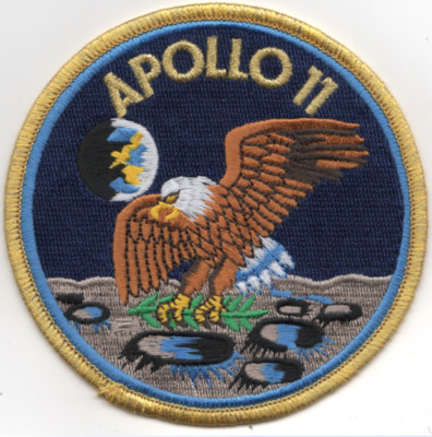 4" NASA APOLLO 11 EMBROIDERED PATCH | eBay