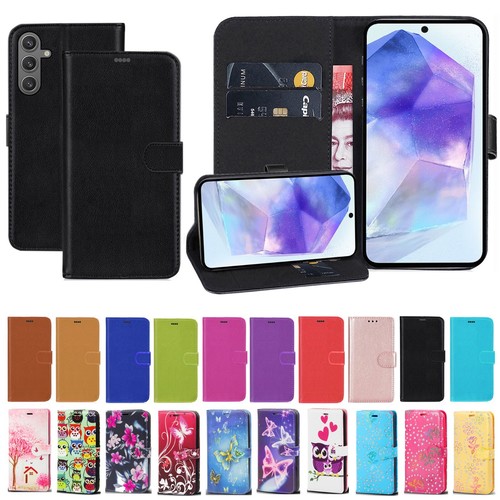 For Samsung Galaxy A17 A16 A15 A14 A26 A56 Case PU Leather Wallet Phone ...
