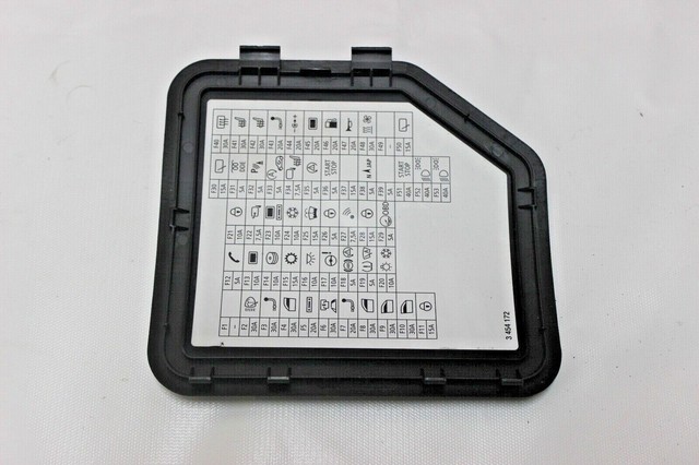 07-14 Mini Cooper R55 R56 R57 Passengers Side Foot Well Fuse Panel ...