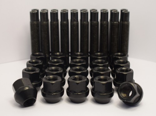M14 X 1.5 75mm Rivet Conversion Kit for Mercedes (Black) | eBay
