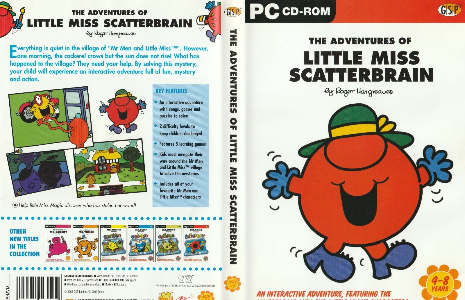 Kid's Pc Game - Roger Hargreaves - The Adventures of Little Miss ...