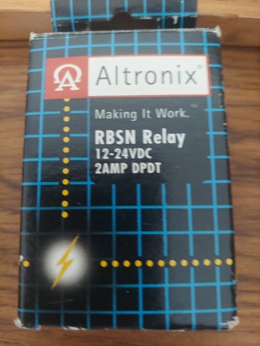 Altronix RBSN Relay Module 12 or 24 VDC DPDT Contacts @ 1A -120VAC or ...