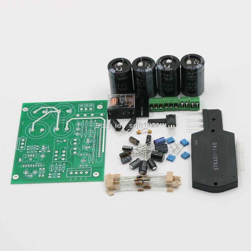 Hifi STK401-140/110 stereo AMP High power 120W *2/ 70W *2 amplifier ...