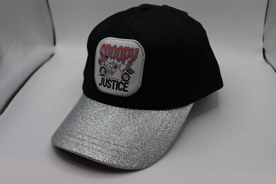 Snoopy Justice Hat - Sparkle/Glitter Brim - New With Tags - One Size ...