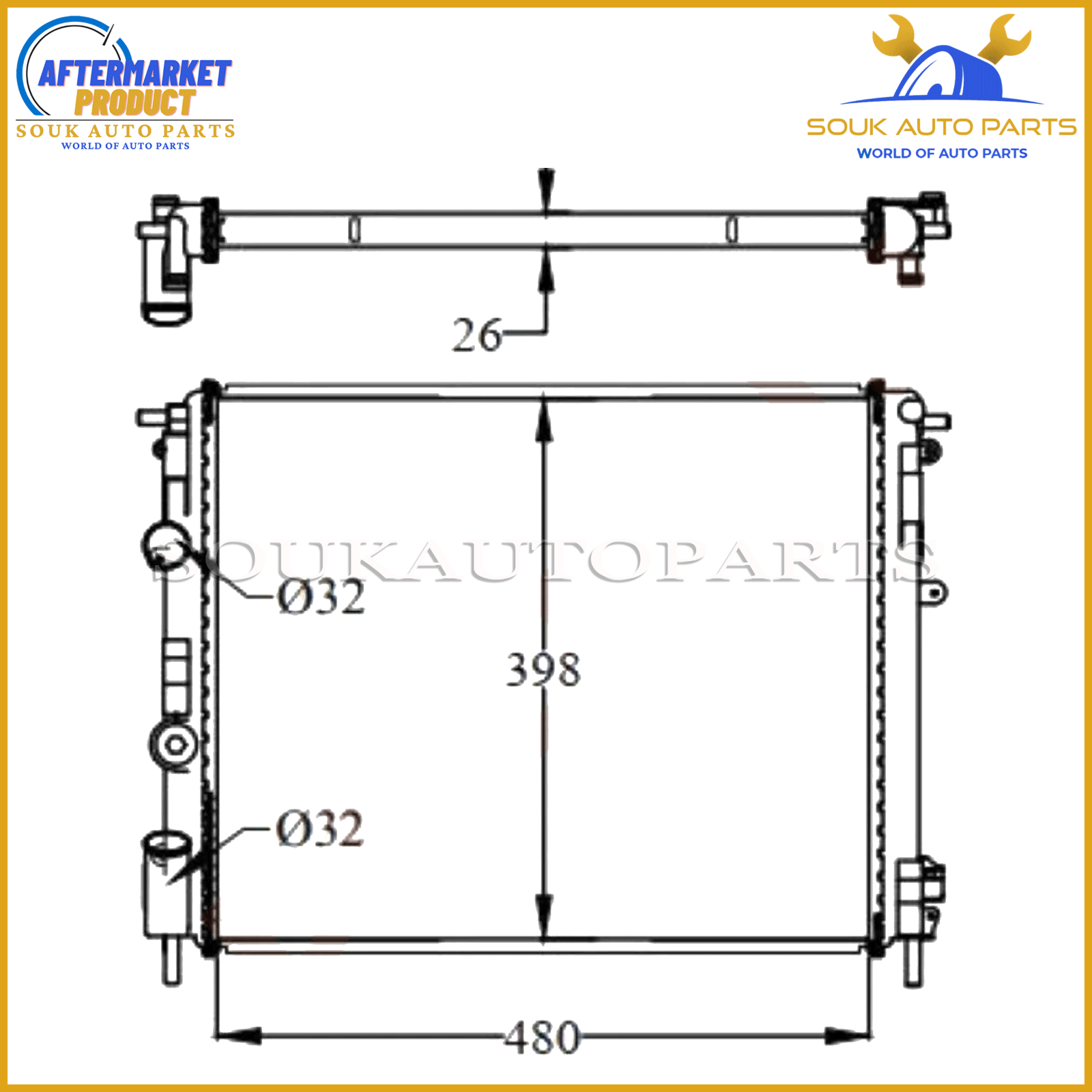 1601430 RENAULT Radiator, 2000- For CLIO II, CLIO SYMBOL, THALIA I | eBay