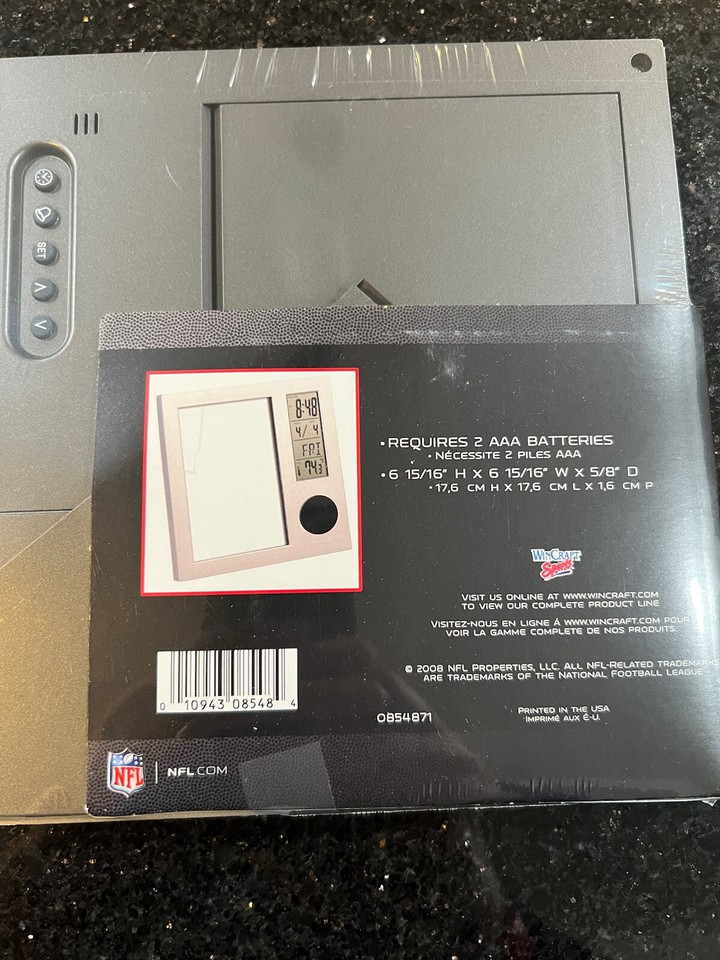 Denver Broncos NFL team Logo digital desk clock wincraft | eBay