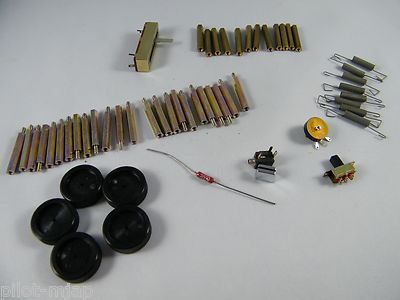 VINTAGE NEW ATC CASSETTE DECK MISCELLANEOUS PARTS SWITCH, POST, KNOB ...