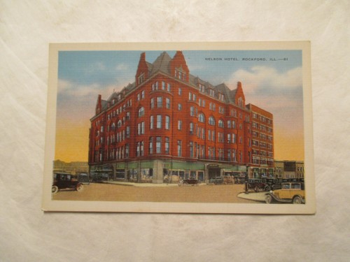 Illinois Postcard Nelson Hotel Rockford IL | eBay