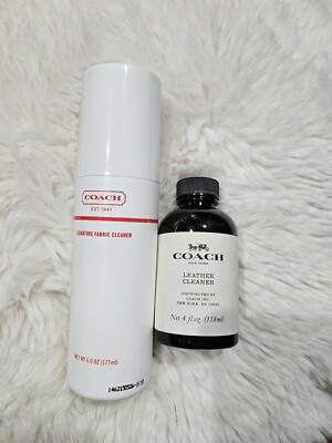 COACH Signature Fabric Cleaner And Leather Cleaner. 6 oz New | eBay