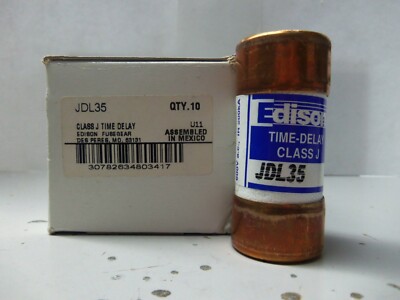 New JDL 35 Edison Fuse Class J Time Delay LPJ 35SP | eBay
