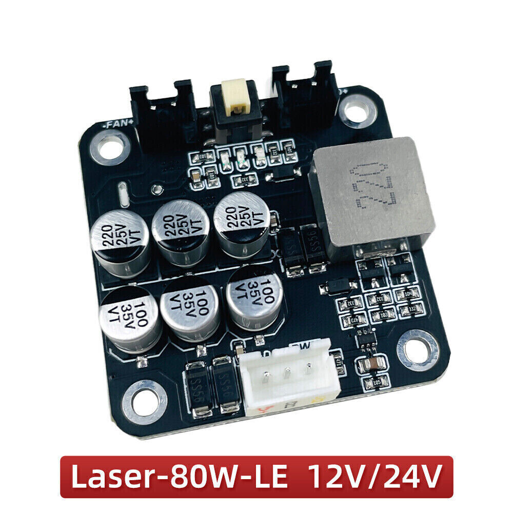 12/24V 80W Blue Laser Driver Board W/ TTL DIY CNC Laser Engraving ...