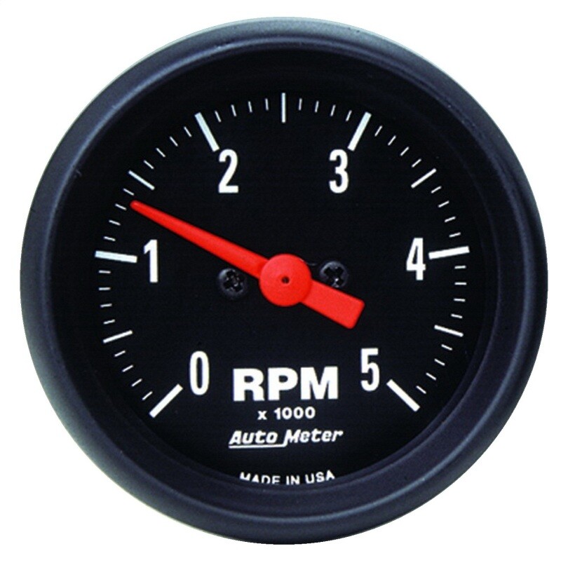 AutoMeter Z-Series 2-1/16in 0-5000 RPM In-Dash Electric Tachometer ...