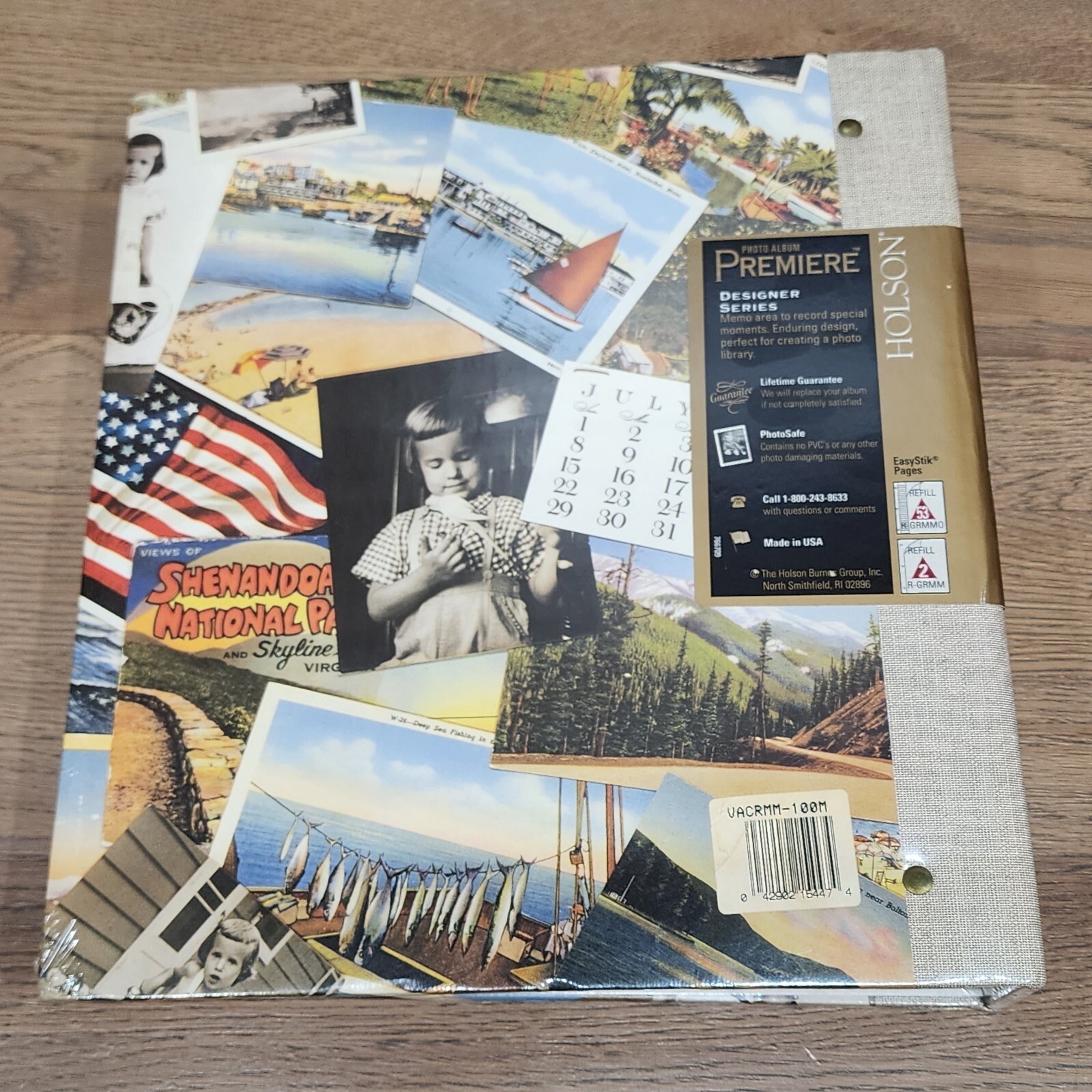 Vintage Holson Photo Album Binder with Memo Pages Holds Up 300 Photos ...