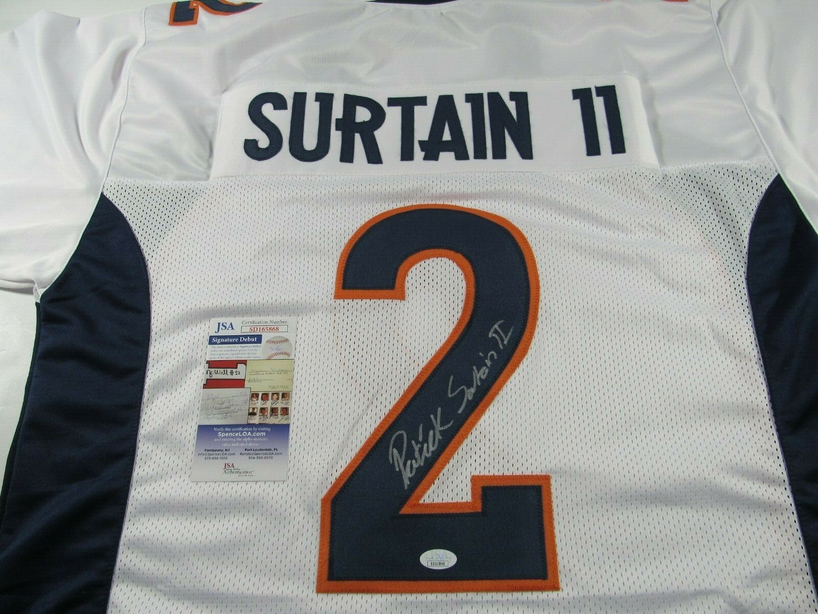 Patrick Surtain II Denver Broncos Signed Autographed Custom Pro Style ...