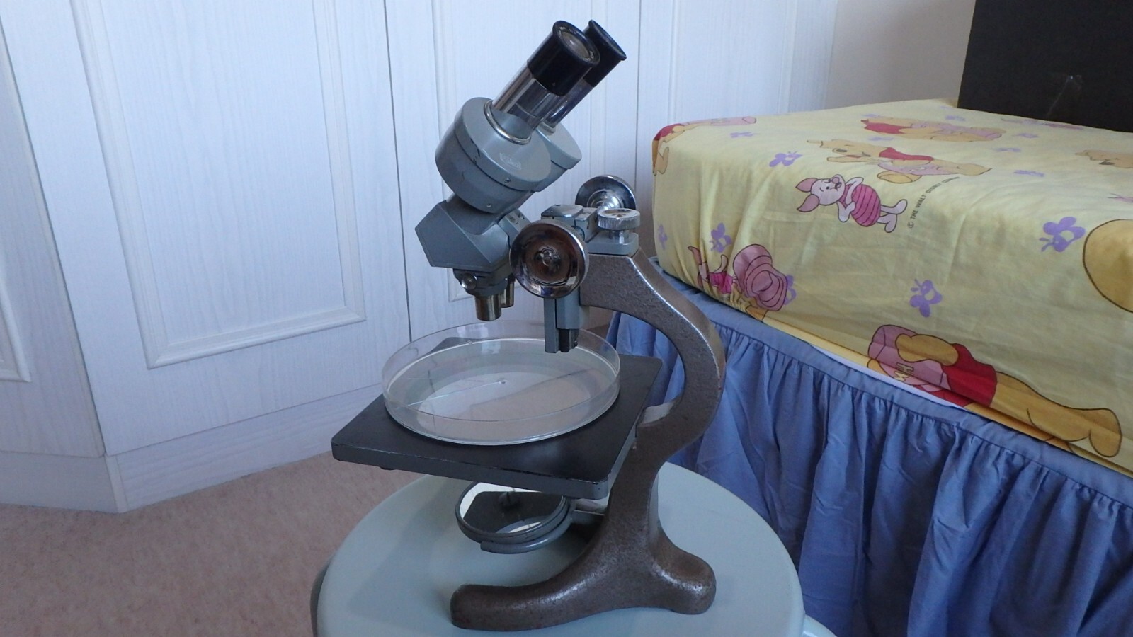 Beck Vintage dissecting microscope- 2 objectives, 2 pairs of eyepieces ...