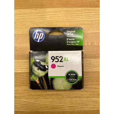 New HP 952XL Magenta Color Ink Cartridge L0S64AN Sealed Expires Jan ...