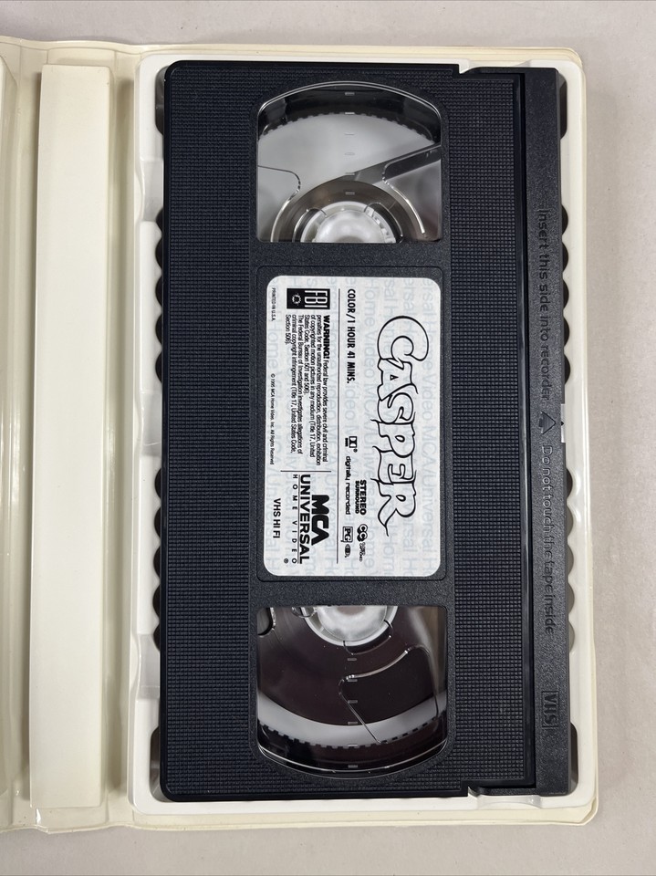 Casper (VHS, 1997, Clamshell) 96898231633| eBay