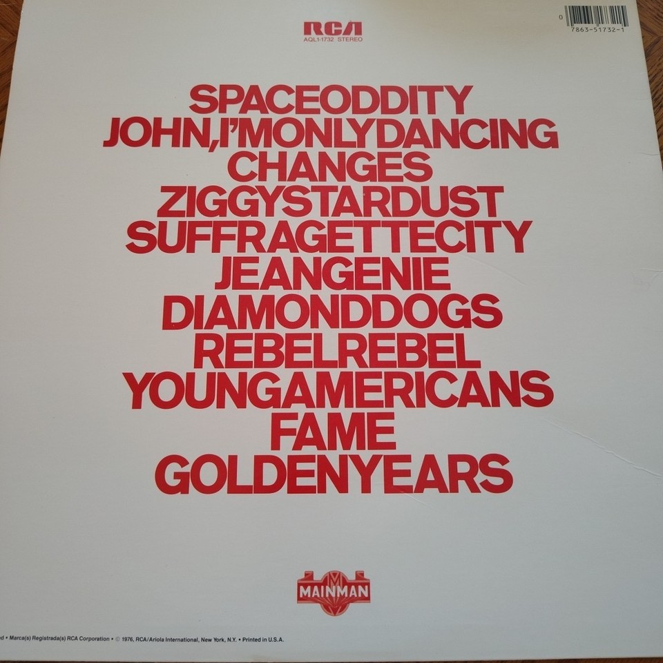 ChangesOneBowie Vinyl Album by David Bowie | eBay