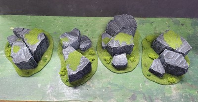 Rock Formation Terrain for Warhammer 40K, Old World or any Tabletop ...