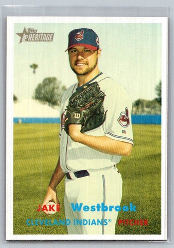 Jake Westbrook 2006 Topps Heritage Baseball #455 Cleveland Indians | eBay