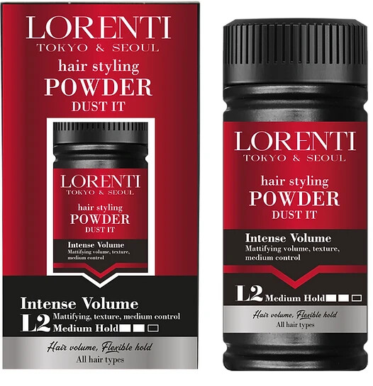 Lorenti Hair Styling Powder Wax | L2 Medium Hold Natural Look Intense ...