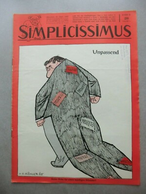 SIMPLICISSIMUS Zeitschrift Satire Nr. 20 - 1965 - 25. September 1965 ...