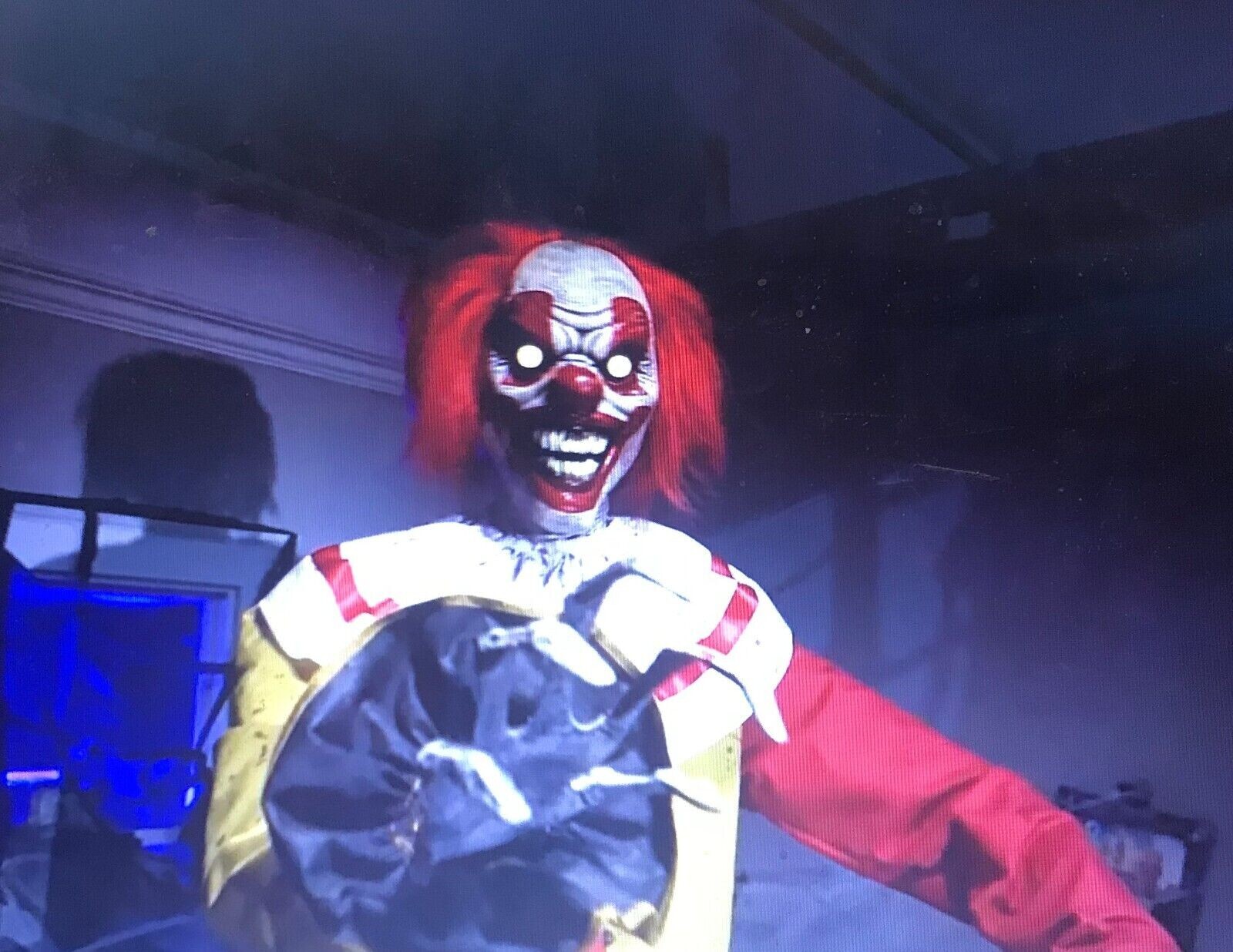 Halloween Animatronic Lifesize 7-foot Pesky The Clown Evil Prop ...