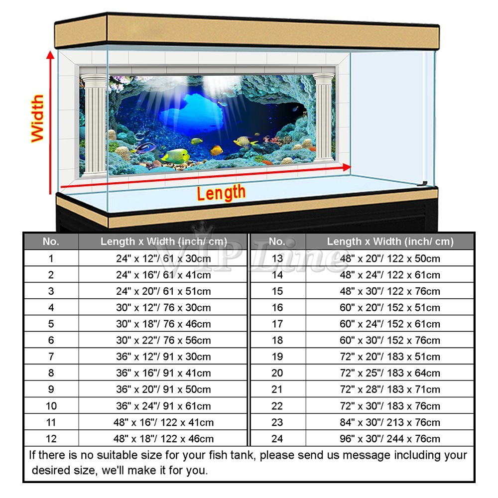50 Gallon Fish Tank Dimensions