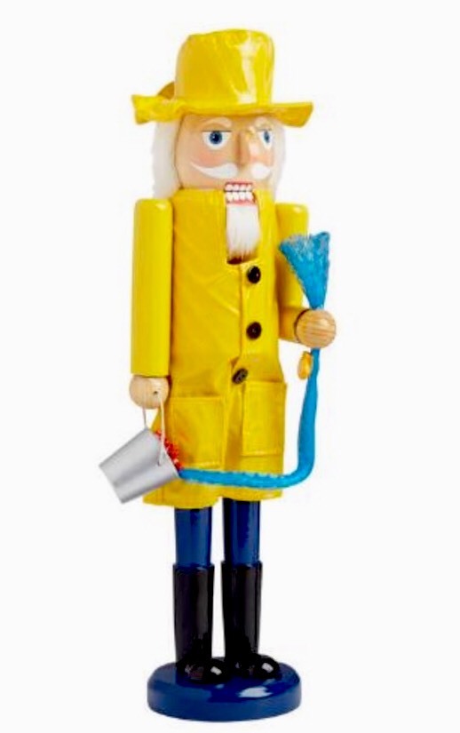 Fisherman Nutcracker Christmas Nutcracker Wooden Fishing Sport Table ...