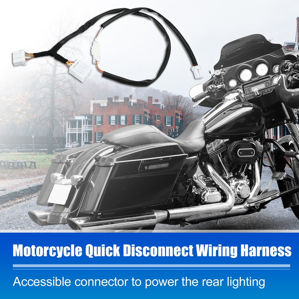 Quick Disconnect Wiring Harness TWO Custom for Harley Davidson Tour ...
