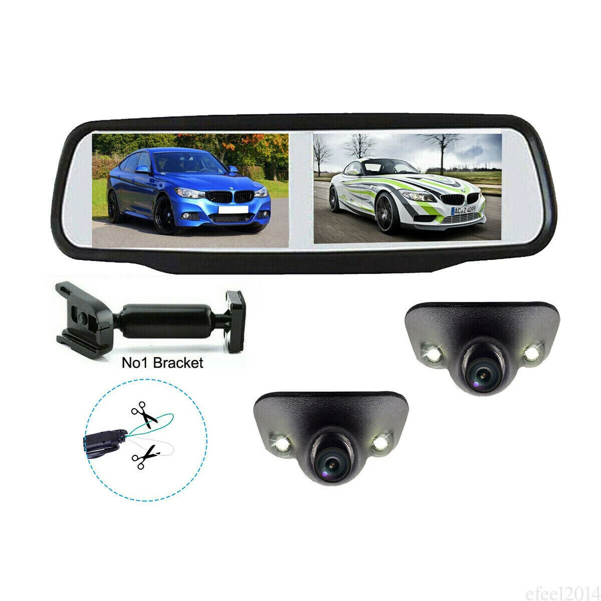 Dual View Camera Car