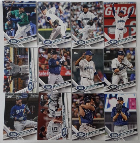 2017 Topps Series 1, 2 and Update Seattle Mariners Team Set of 37 ...