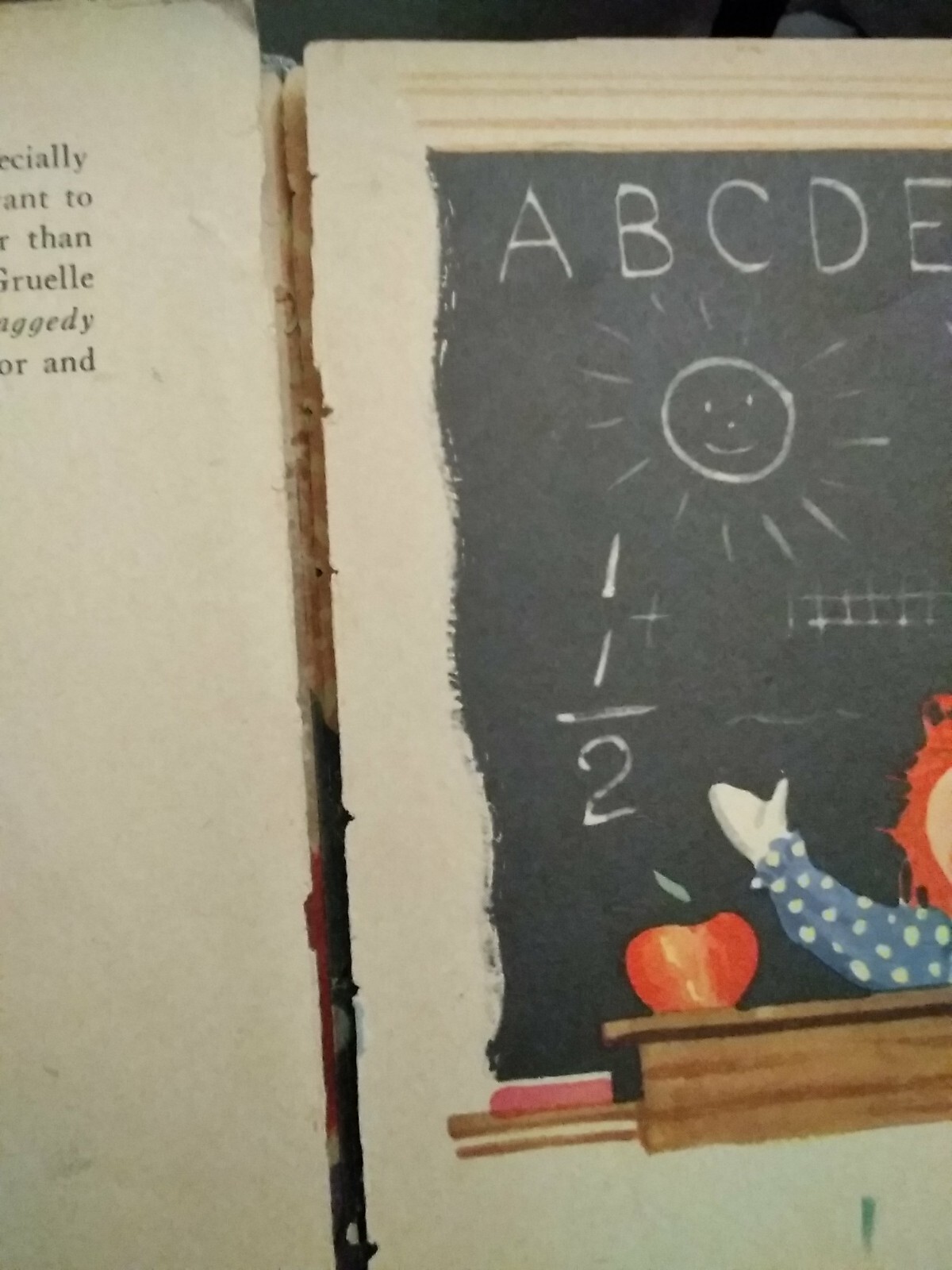 Raggedy Ann Marcella's First Day At School Johnny Gruelle Wonder Book ...