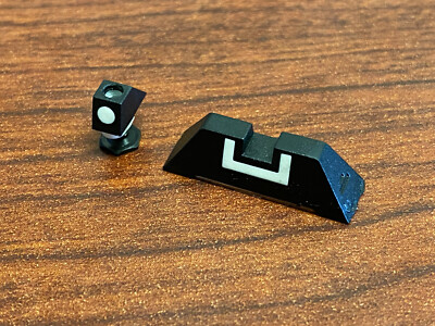 Glock Front Sight 6956 + Glock Rear Sight 6.9mm Polymer 21 20 30 29 41 ...