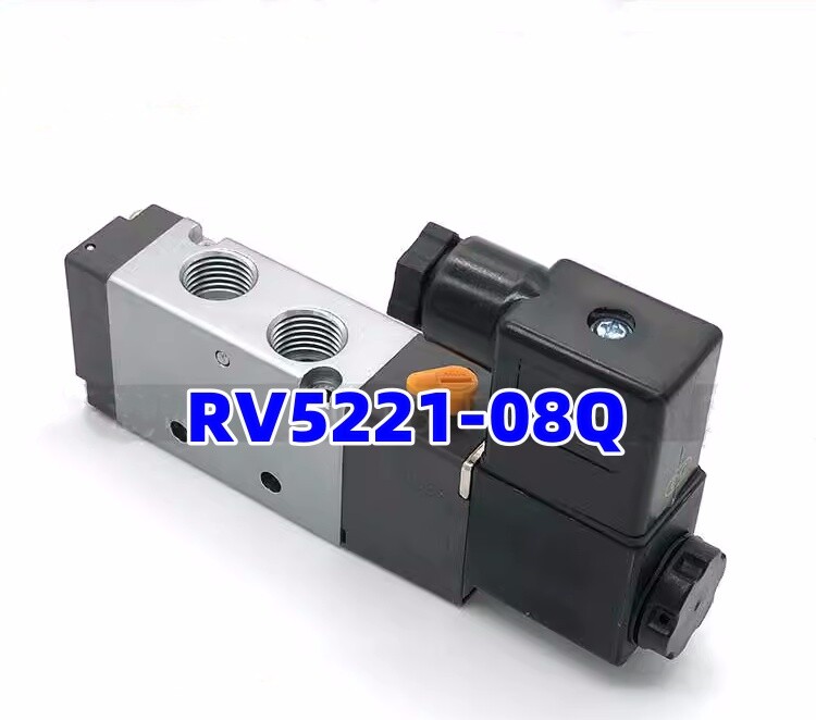 1Pcs New For EMC Solenoid valve RV5221-08Q two-position five-way valve ...