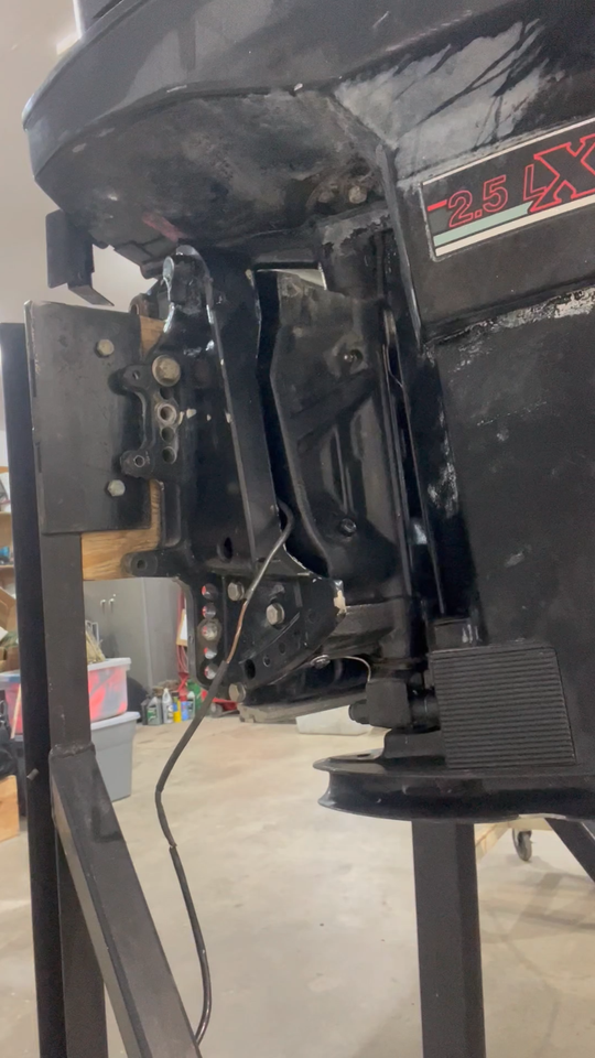 8M0168222, 855998A11 Mercury 1992 200hp XRI 0D131125 Power Trim ...