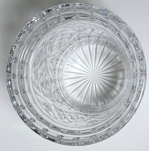 Godinger Dublin Crystal Collection Cut Glass Biscuit Barrel Lidded ...
