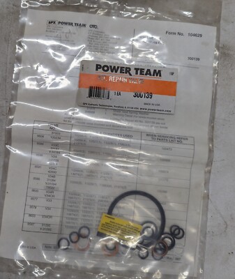 SPX Power Team Valve Repair Kit 300139 | eBay