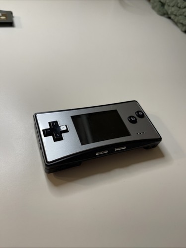 Nintendo Game Boy Micro Silver working NO CHARGER | eBay