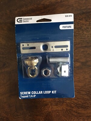 Commercial Electric~Fixture Cross Bar~Lighting Screw Collar Loop Kit ...