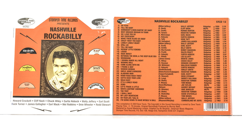 NASHVILLE ROCKABILLY (VARIOUS) STOMPER TIME RECORDS (UK) 2001 CD | eBay